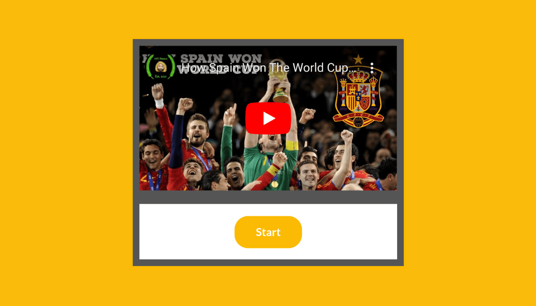 English For Football Listening Activity | How Spain Won The World Cup